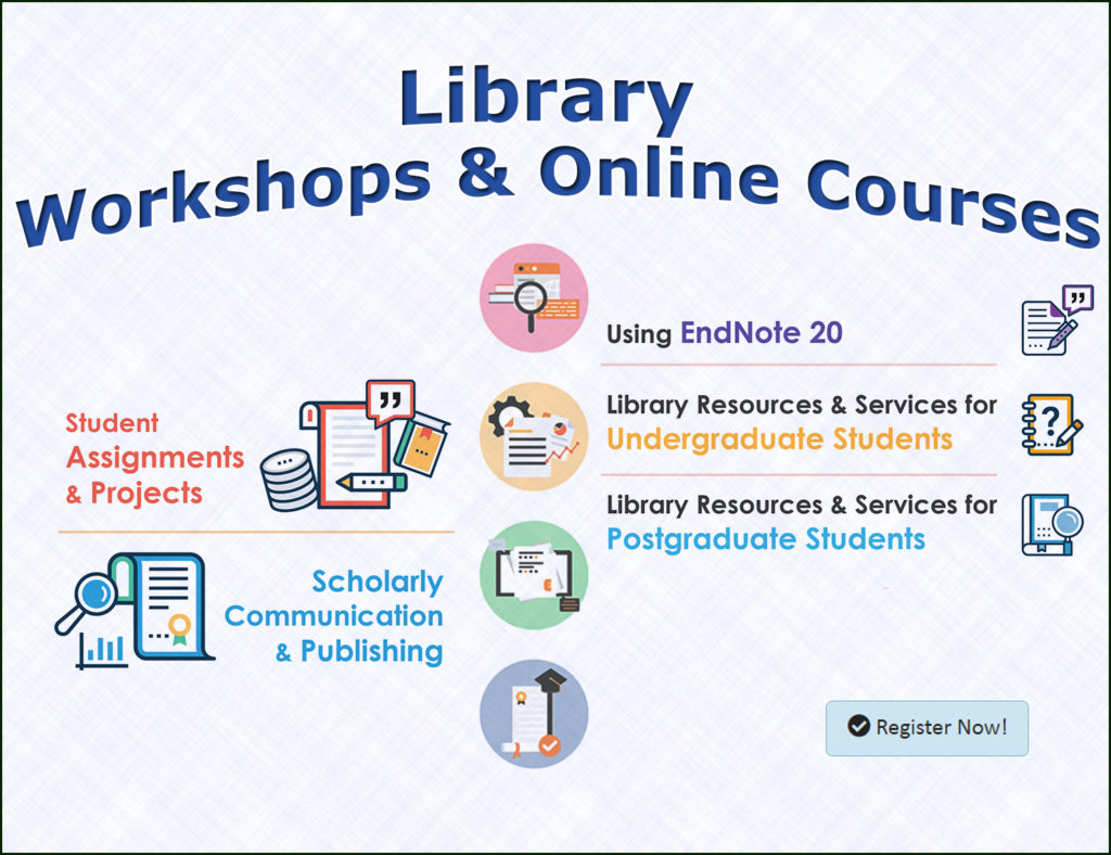 Library Workshops and Online Courses - Library Newsletter Learning ...